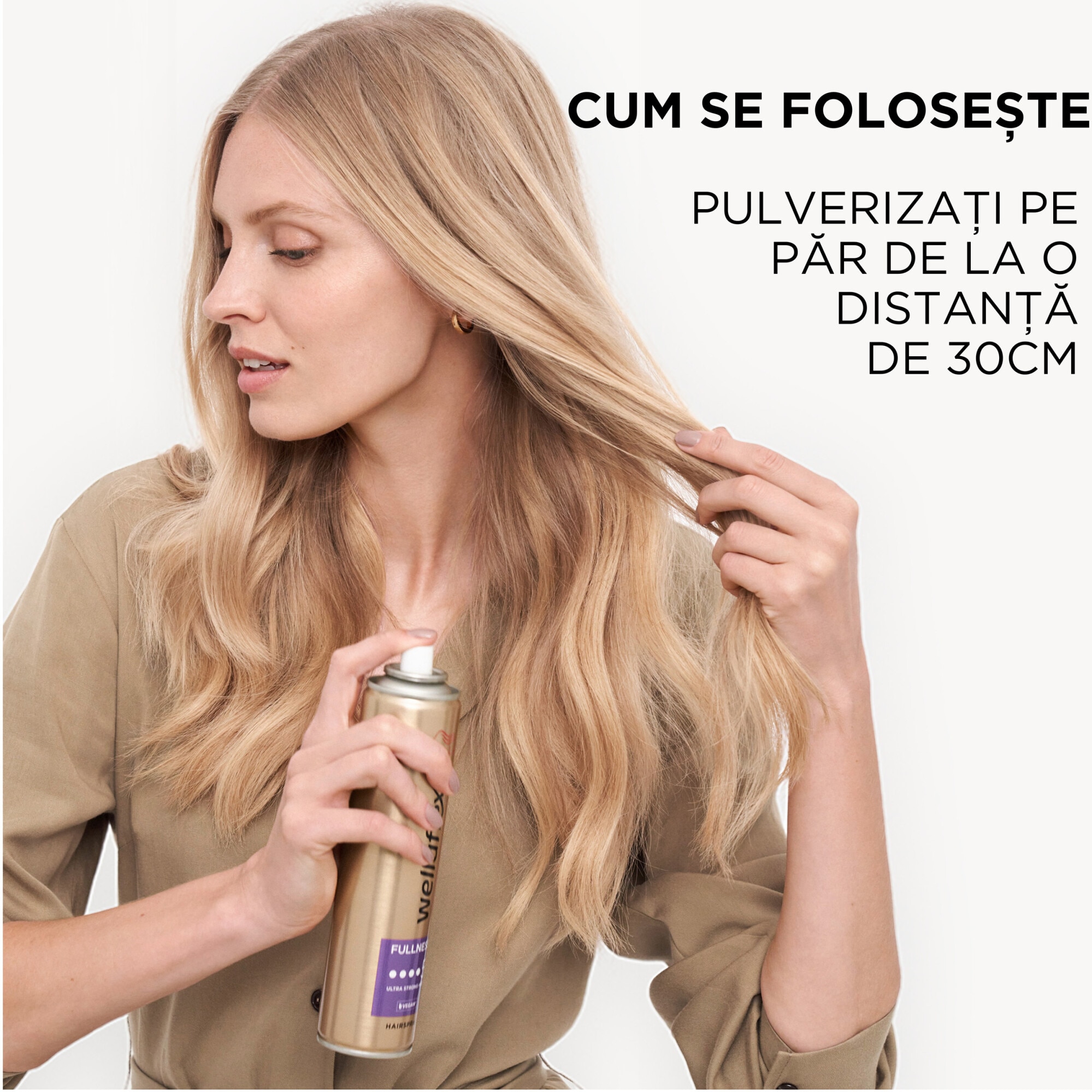 Fixativ pentru par Wellaflex Fullness For Thin Hair cu fixare ultra ...
