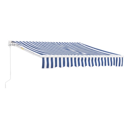 Paravan solar marchiza 250 BW, en.casa, 250 x 200 cm, aluminiu ...