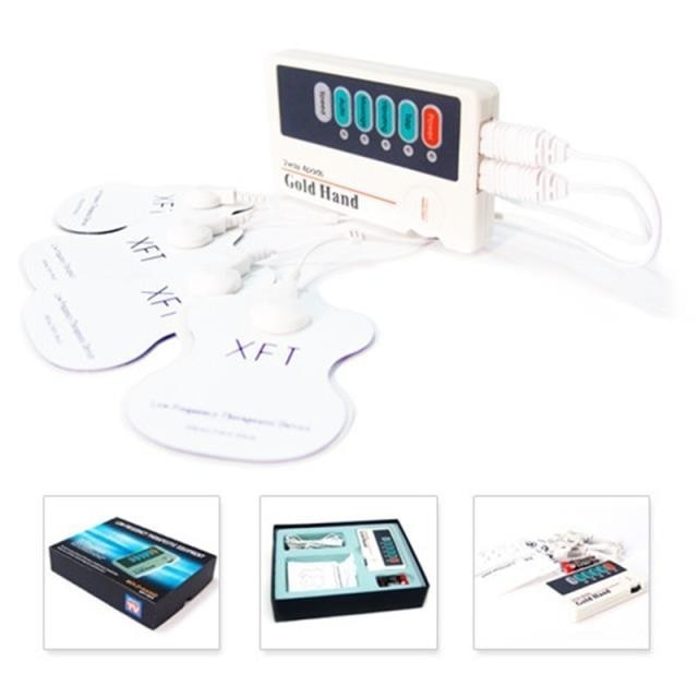 Aparat de electro-stimulare TENS, XFT-502, cu 2 canale, 4 programe ...
