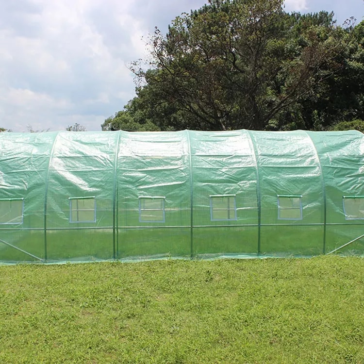 Оранжерия Tunnel PRO с две врати, армиран найлон, 18 кв.м. (6мХ3мХ2м ...