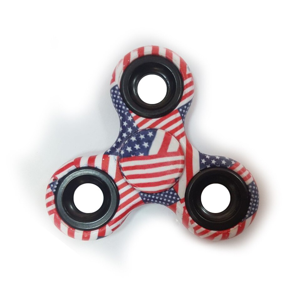 Fidget spinner, jucarie anti-stres, print steag america USA - eMAG.ro