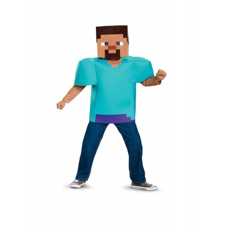 Minecraft Farsangi Jelmez Steve, 7-8 évek, Többszínű - eMAG.hu