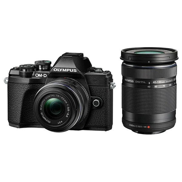 Aparat foto Mirrorless OLYMPUS E-M10III, 16.1 MP, 4K, Wi-Fi, Double ...