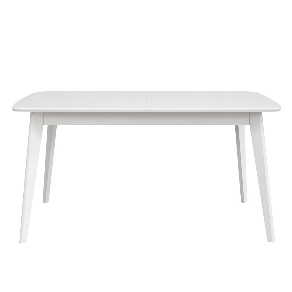 Masa extensibila din lemn de fag Moderna Modern, 150(190)x90 cm, alba ...