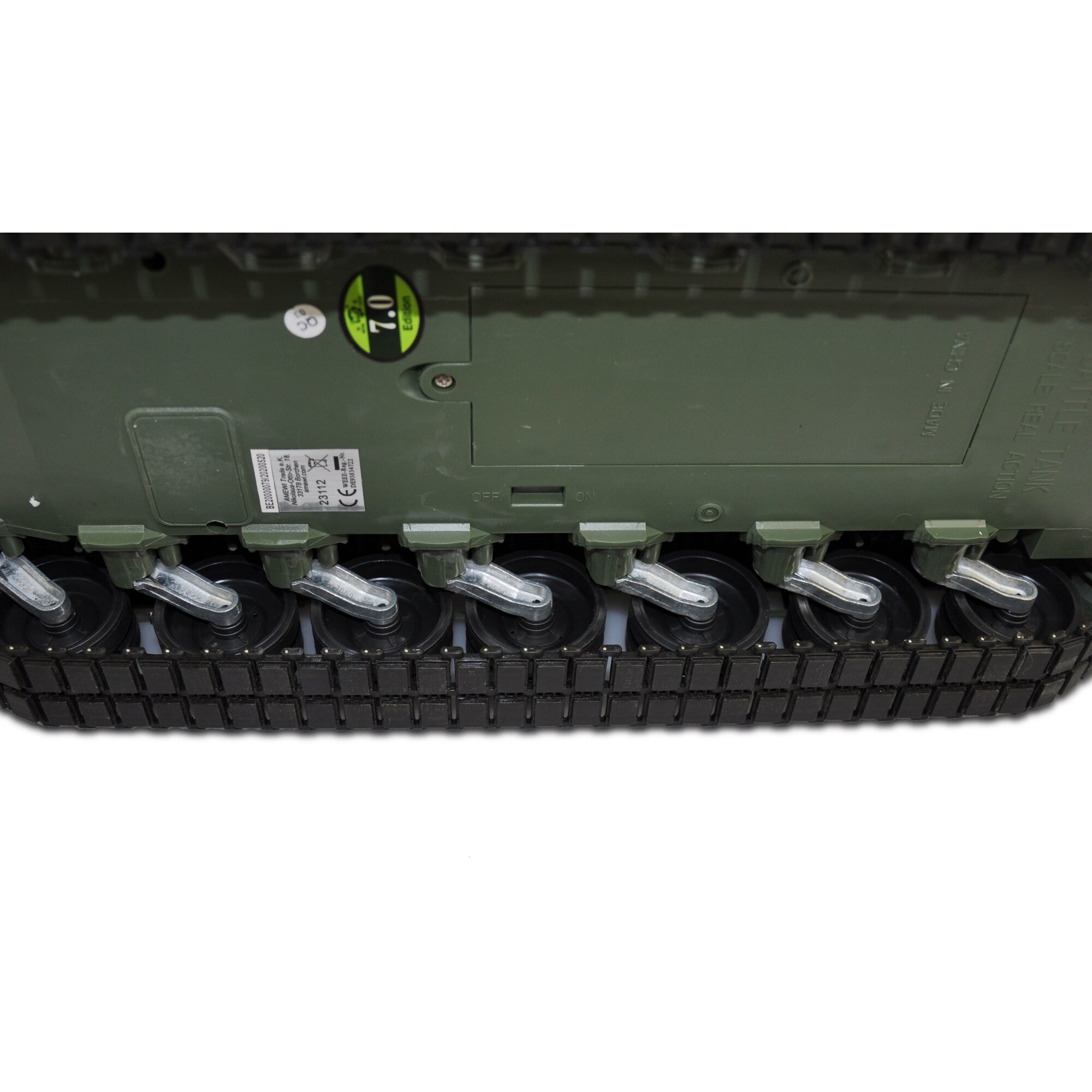 Tanc RC cu telecomanda Leopard 2A6, Lungime 69 cm, Scara 1:16, 2.4Ghz ...