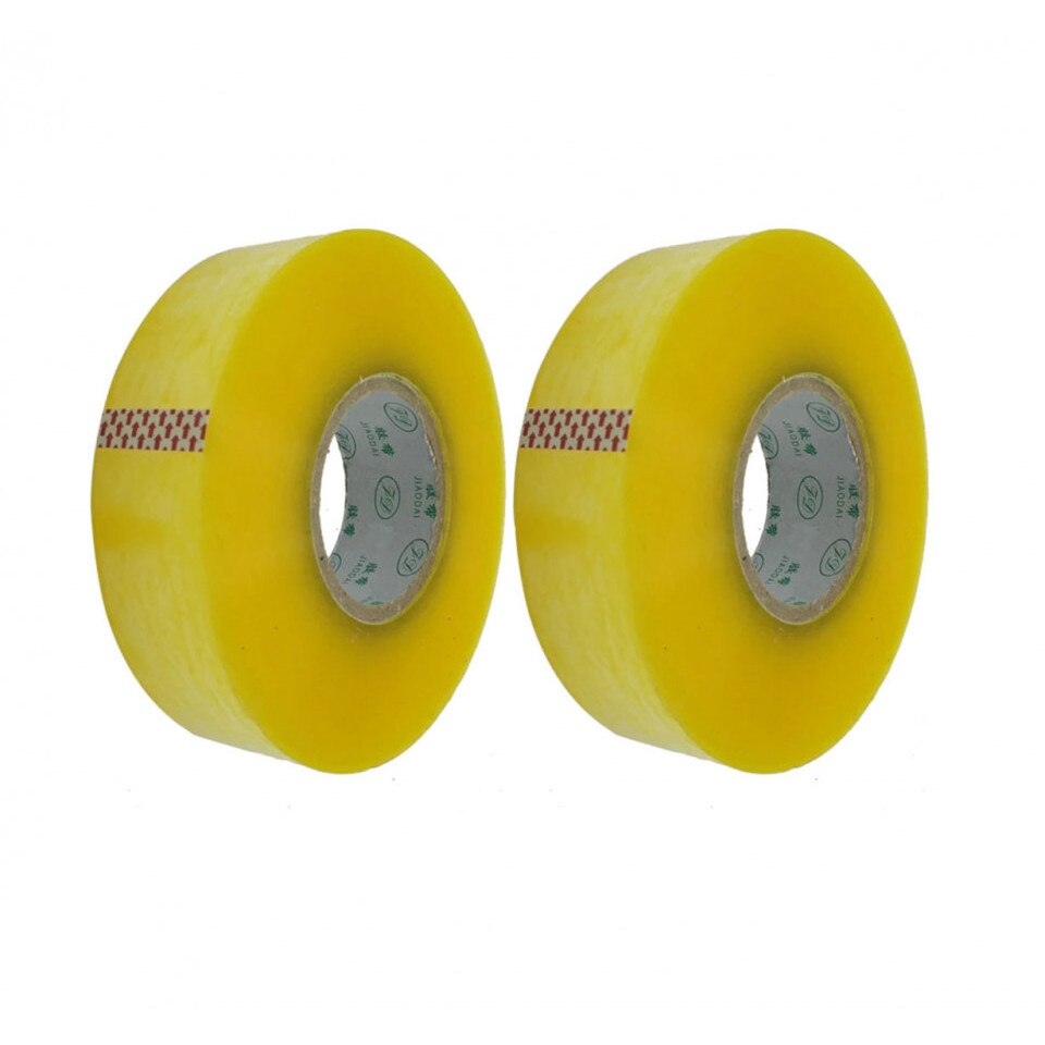 Set 2 bucati, Banda adeziva scotch cargo, 45 mm x 200 m, transparenta ...