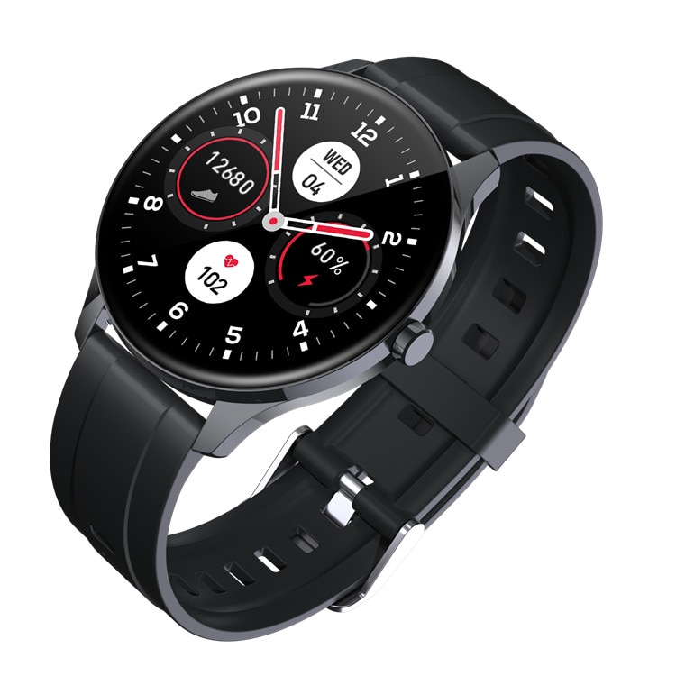 Ceas SmartWatch iQuality 15 Negru, Notificari, Apeluri, Tensiune ...