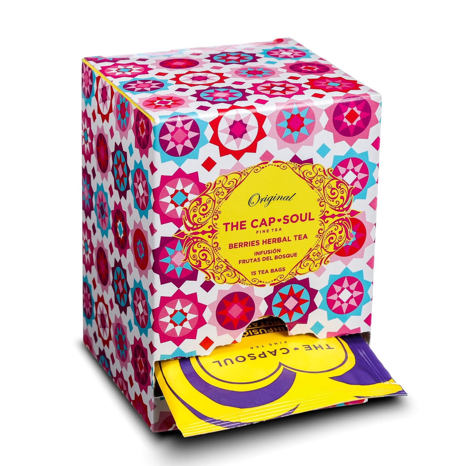 Ceai fructe de padure The Cap Soul, Berries Herbal Tea Pyramids ...