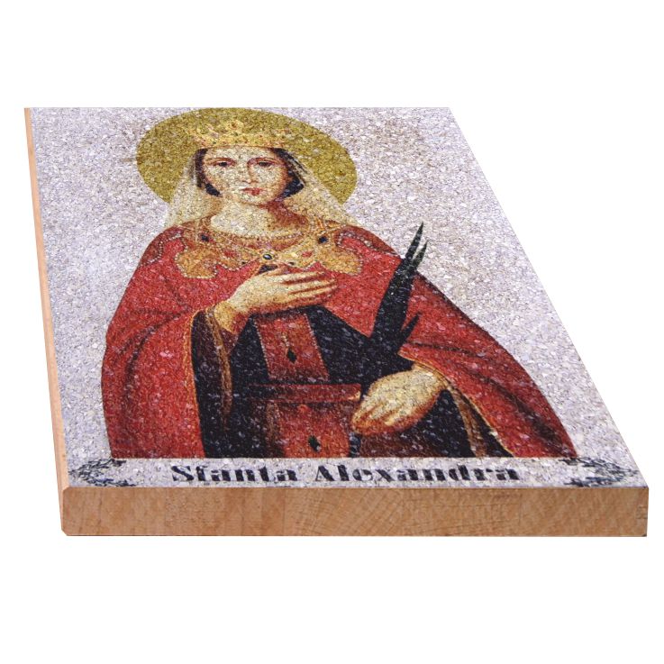 Icoana pe Coaja de OU,"Sfanta Alexandra Imparateasa",Ecoart Movement,25 ...