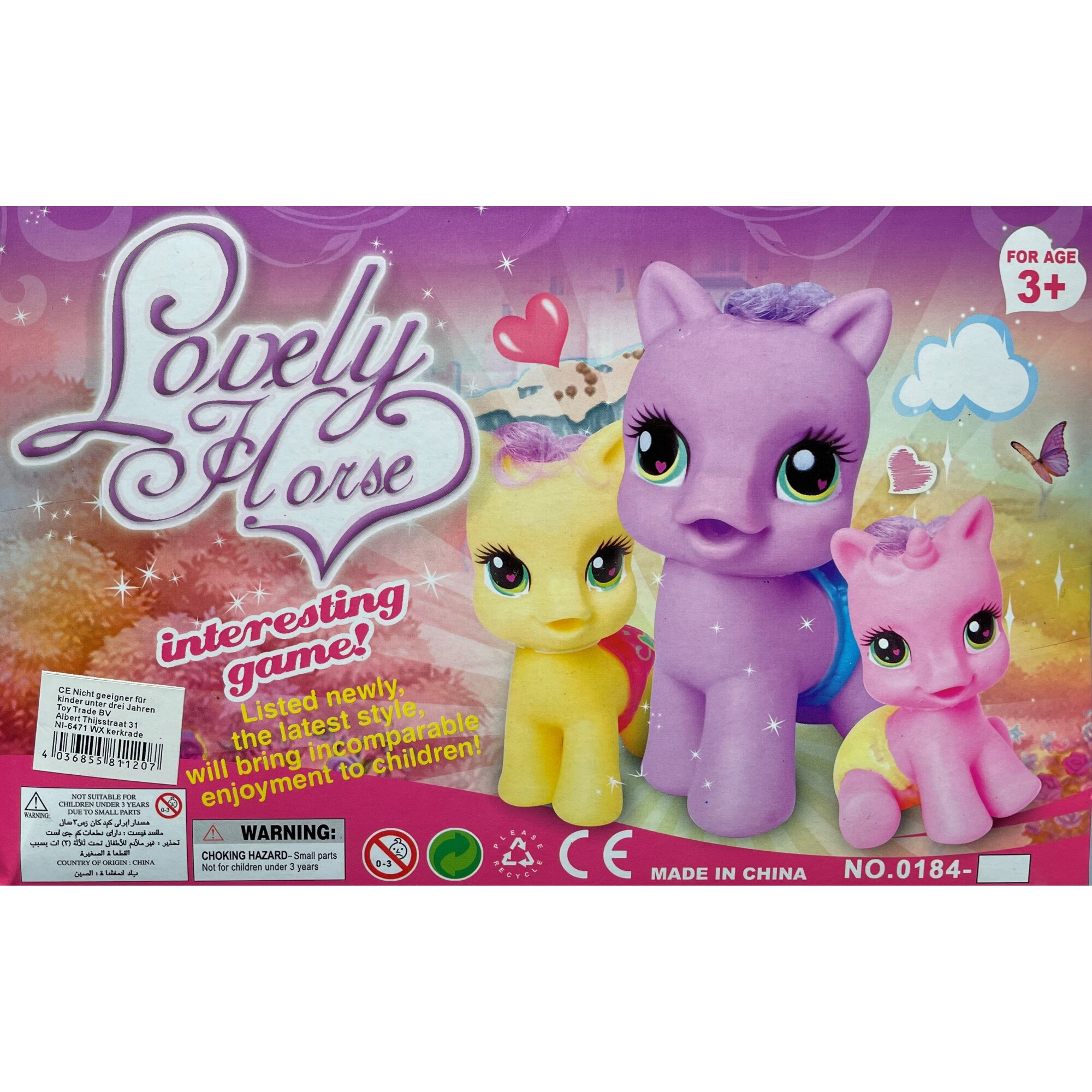 Set figurine Ponei, My horse lovely, 2 ponei portocaliu/albastru - eMAG.ro