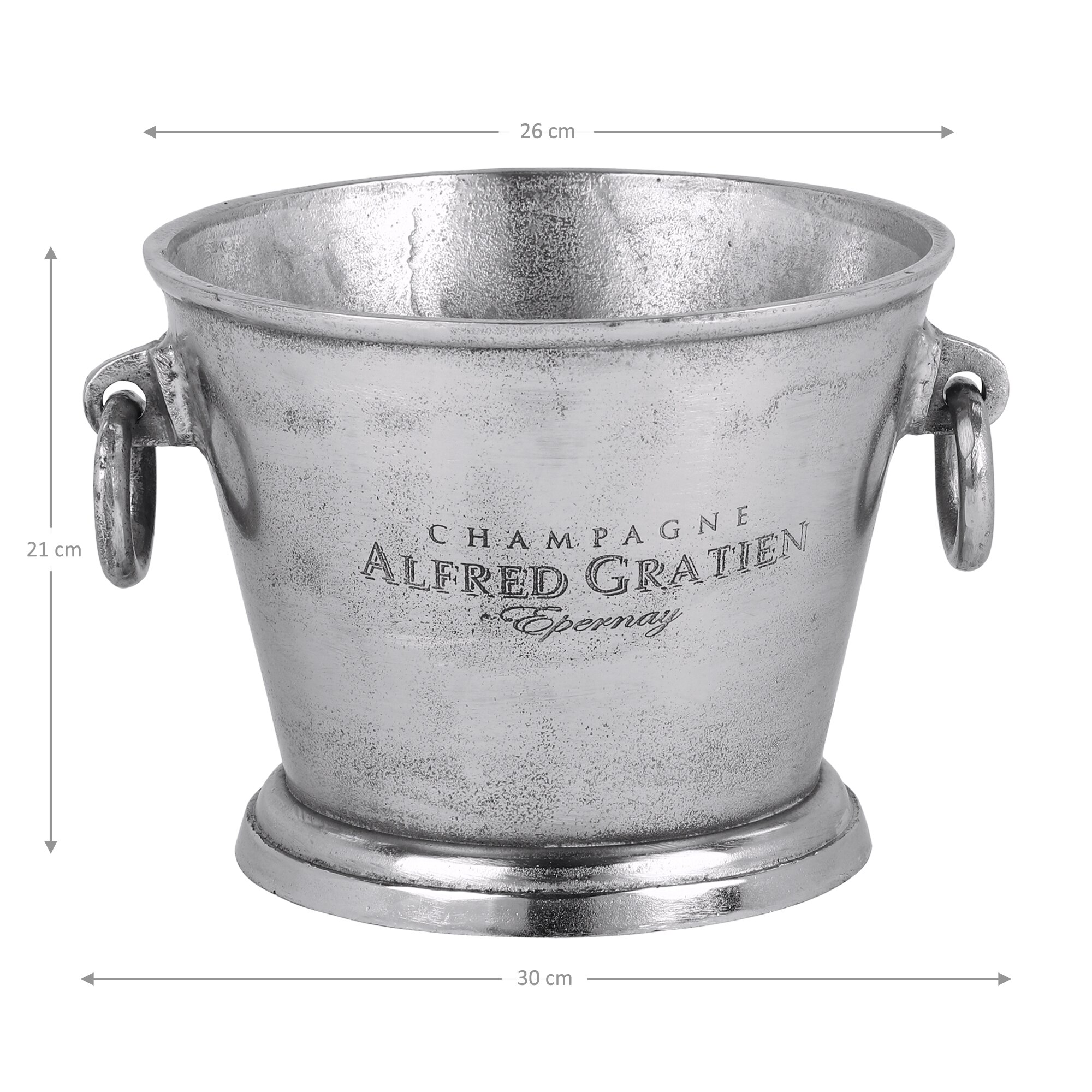 Frapiera vin alb, rose, sampanie, WOMO-Design, 26 x 21 cm, aspect ...