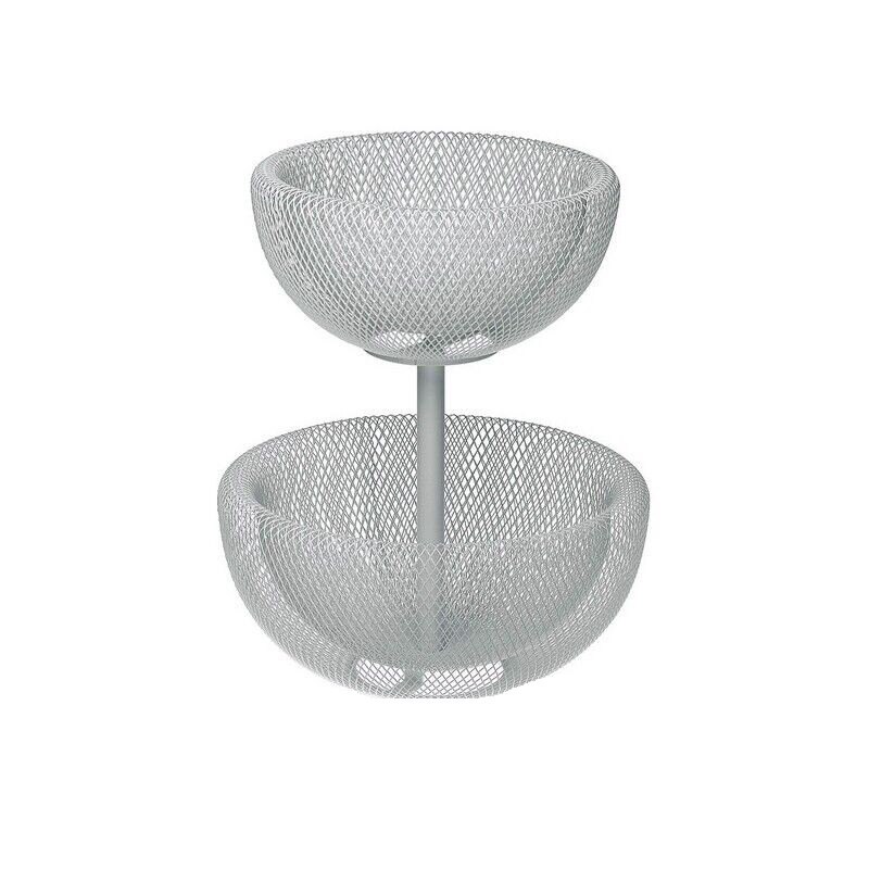 Fructiera Metal 36 cm Stand cu 2 niveluri - eMAG.ro