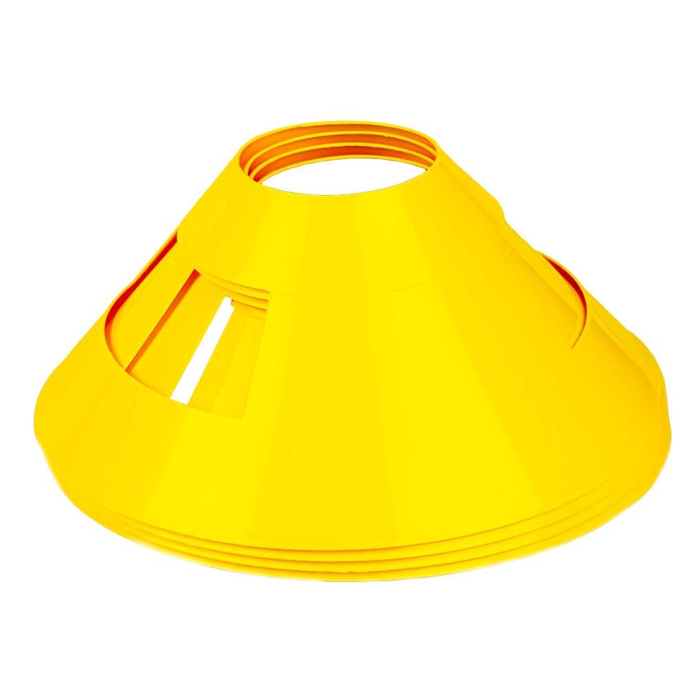 Set de antrenament cu 2 tipuri de jaloane si minge, 30x10,6x29 cm - eMAG.ro
