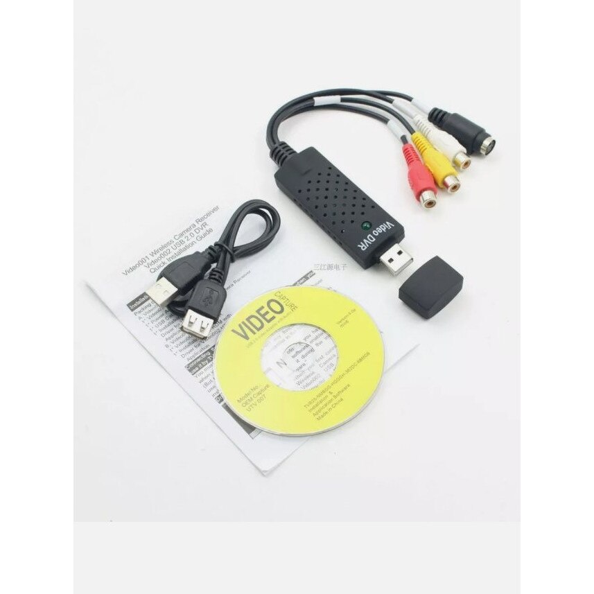 Видео адаптер EasyCap Dc60, USB, RCA женско, 15 cm - eMAG.bg