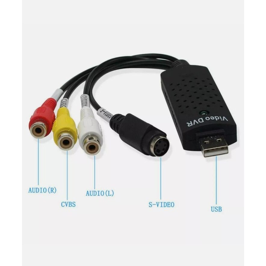 Видео адаптер EasyCap Dc60, USB, RCA женско, 15 cm - eMAG.bg