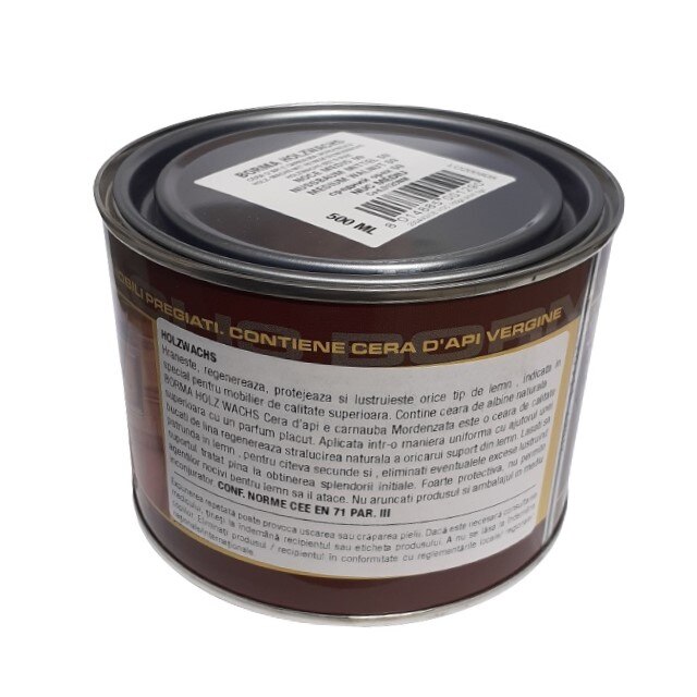 Ceara de albine solida, Borma Wachs, Holz - Wachs, culoare nuc mediu ...