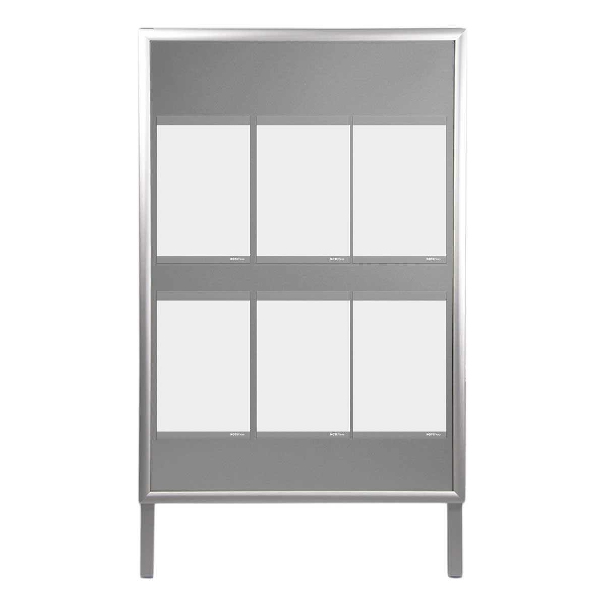 Поставка за постер JJ DISPLAYS, Двустранна експозиция, Оборудван с 12 ...