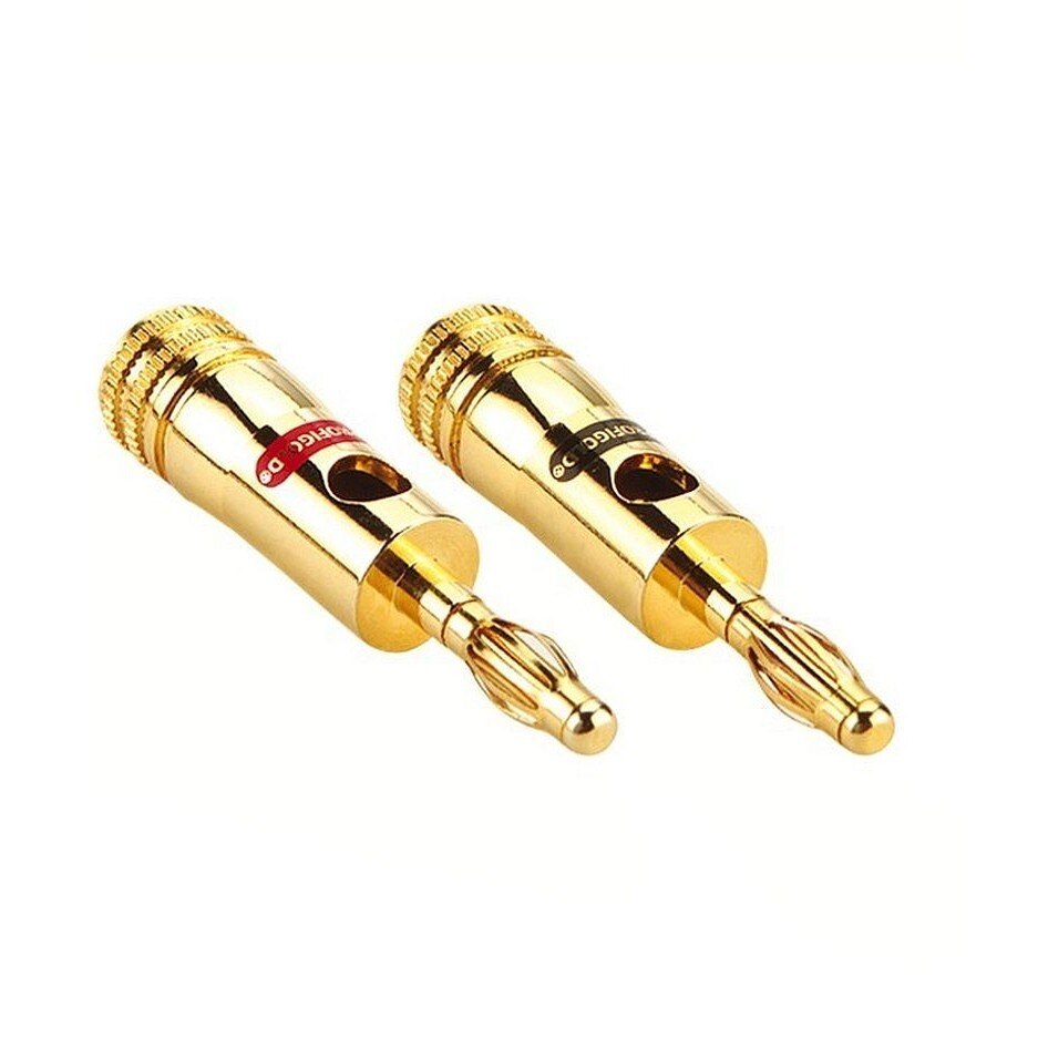 Conector Cablu Boxe Profigold Banana M-Set, 4 bucati - eMAG.ro