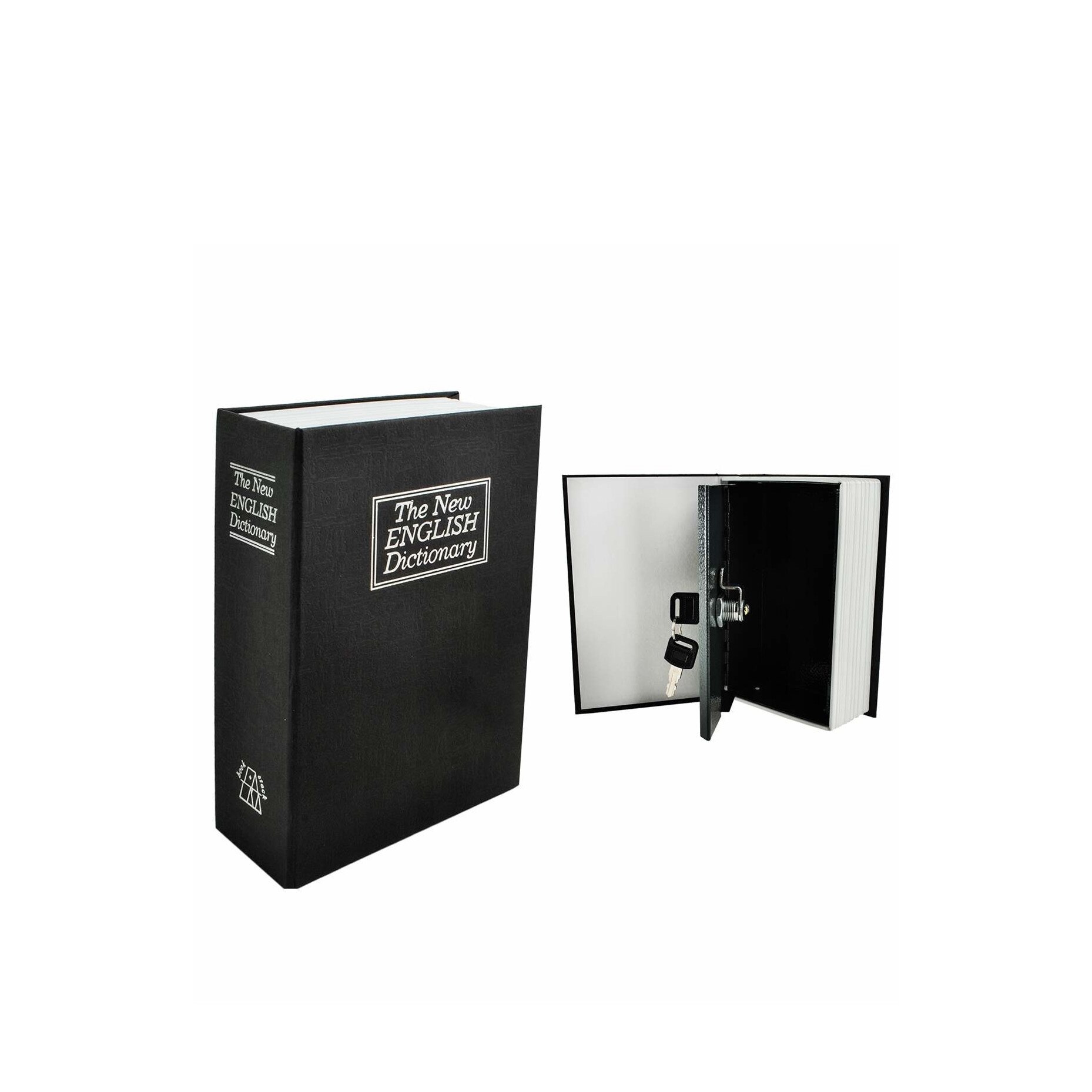 Mini seif BookValue, forma de carte, cu cheita, sigur, design realist ...