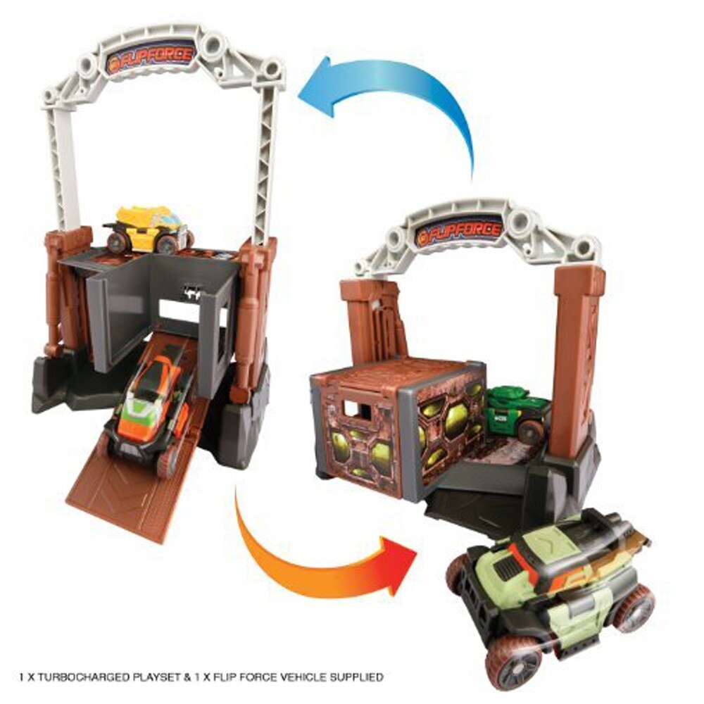 Flip Force Stunt játékkészlet, 2 funkciós, Építés-megsemmisítés, 11053-2 - eMAG.hu