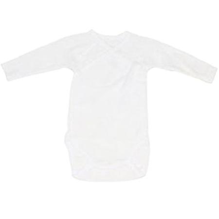 Body alb maneca lunga 80 cm - eMAG.ro