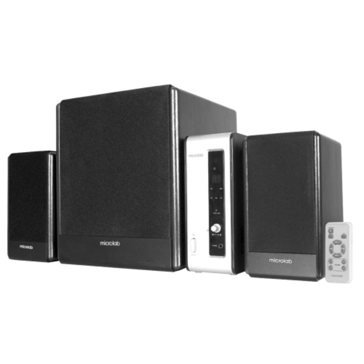 Boxe Microlab 2.1 FC-530, 54W RMS - eMAG.ro