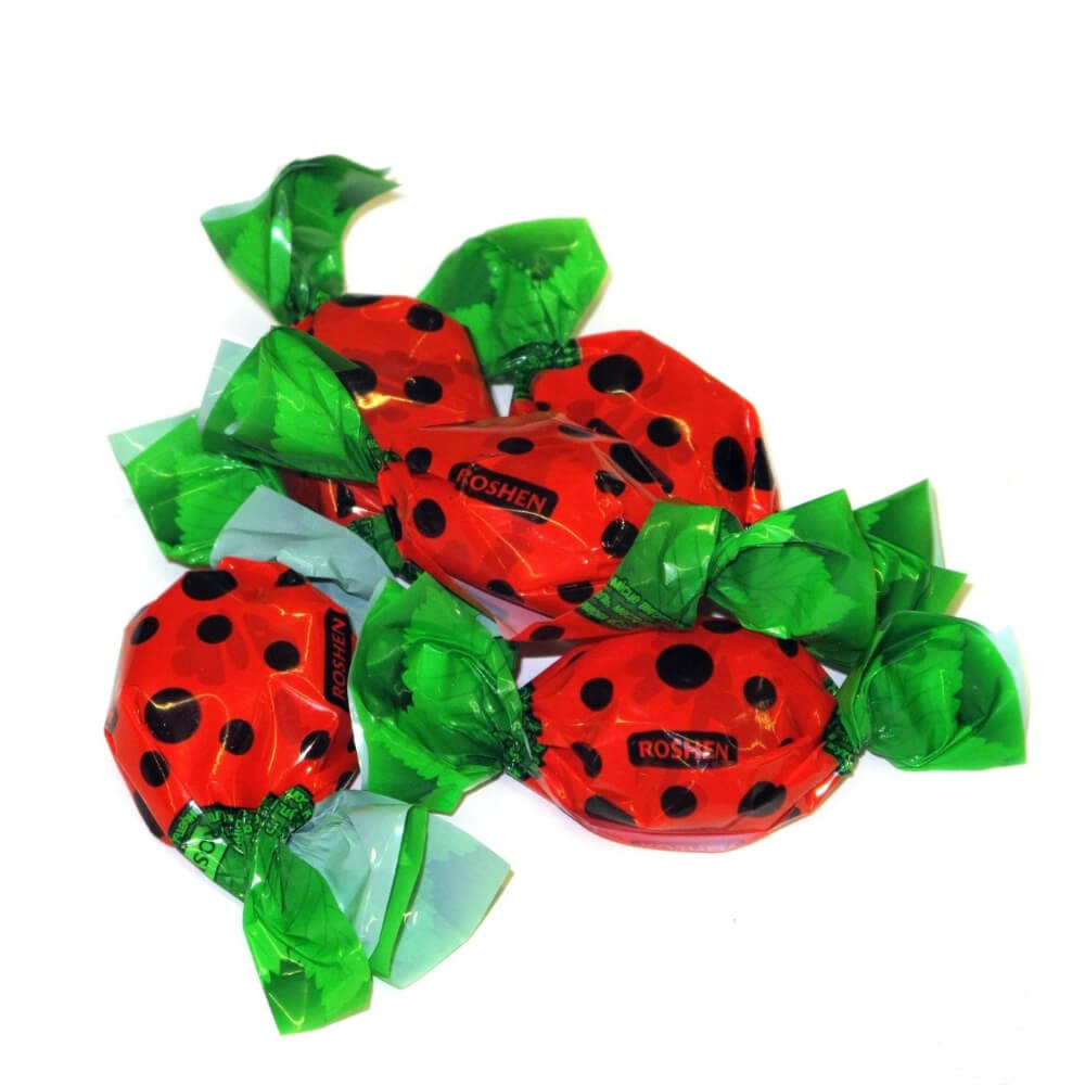 Bomboane Gumate cu Umplutura de Fructe Roshen Lady Bird, 1Kg - eMAG.ro
