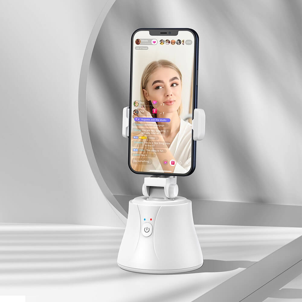 Baseus 360 AI Following Shot Tripod Head (SUYT-B02) - умна поставка за мобилни устройства, която ...