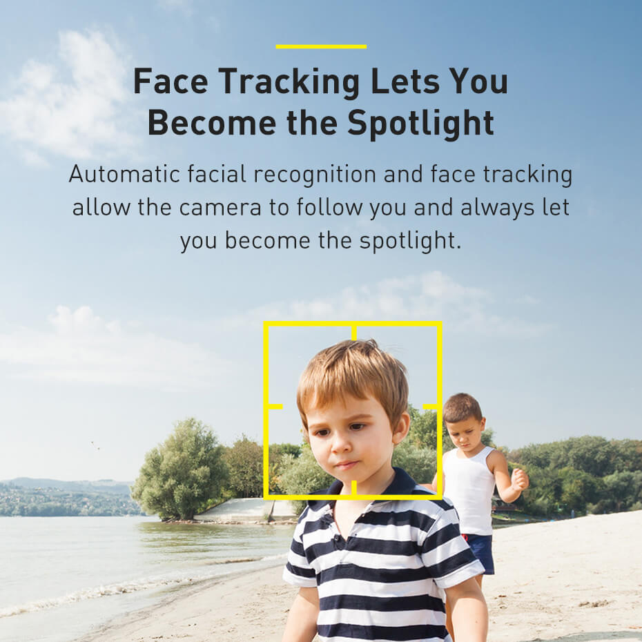 Baseus 360 AI Following Shot Tripod Head (SUYT-B02) - умна поставка за мобилни устройства, която ...