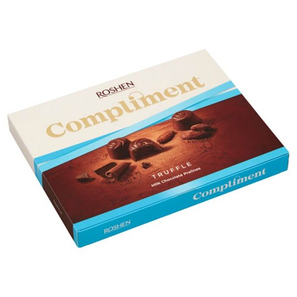 Praline de Ciocolata Roshen Compliment, 120 g, Aroma Trufe - eMAG.ro