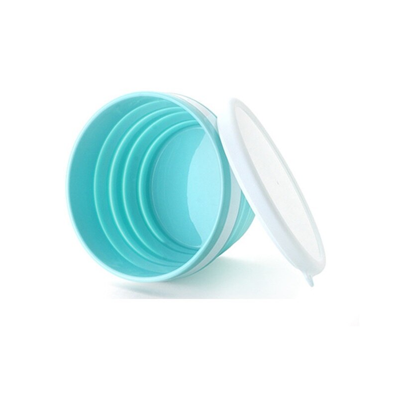 Bol Pliabil din Silicon cu Capac 950 ml, Blue - eMAG.ro