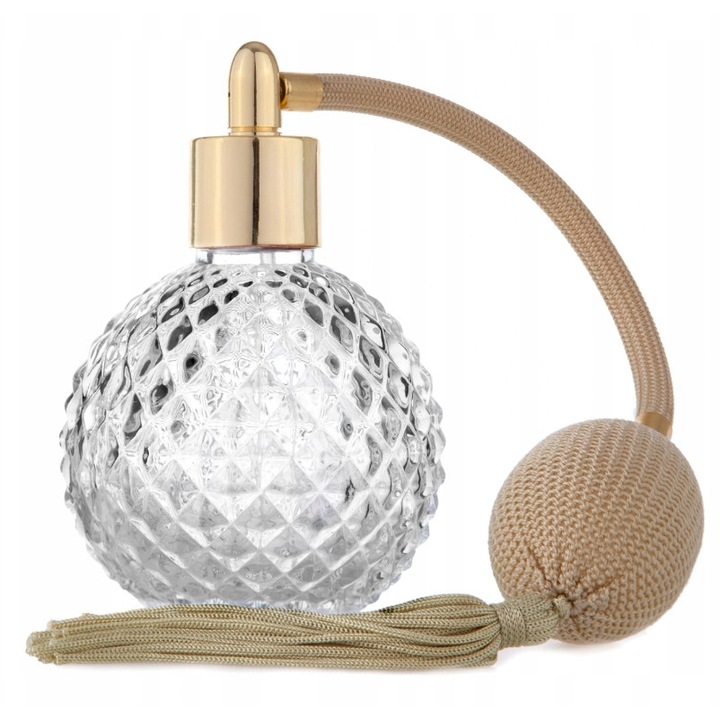 Sticla Parfum, cu Pulverizator Infiletabil si Capac, Capacitate 90ml ...