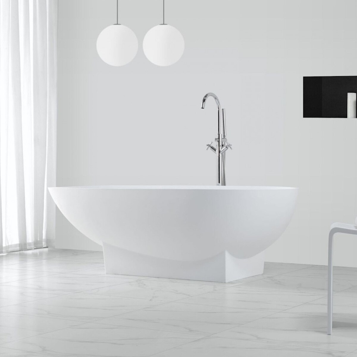 Cada de baie Ego-Premier, 175 cm, free-standing, design modern ...