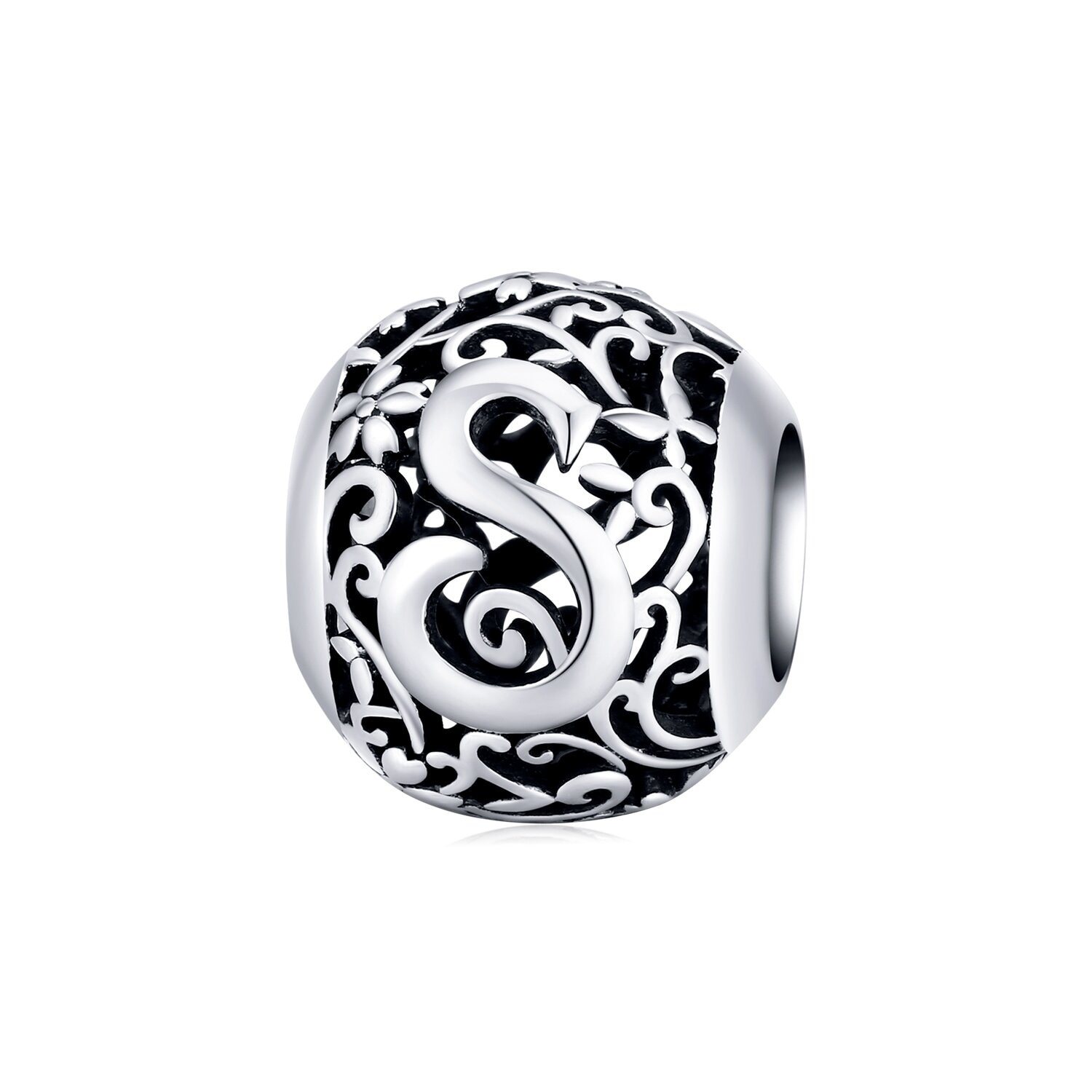 Talisman din argint Alphabet Letter S - eMAG.ro