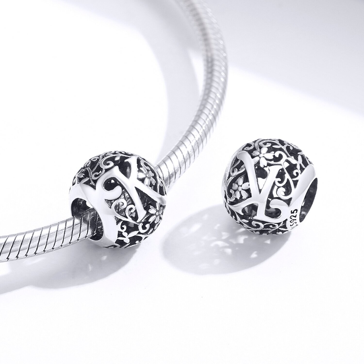 Talisman din argint Alphabet Letter K - eMAG.ro