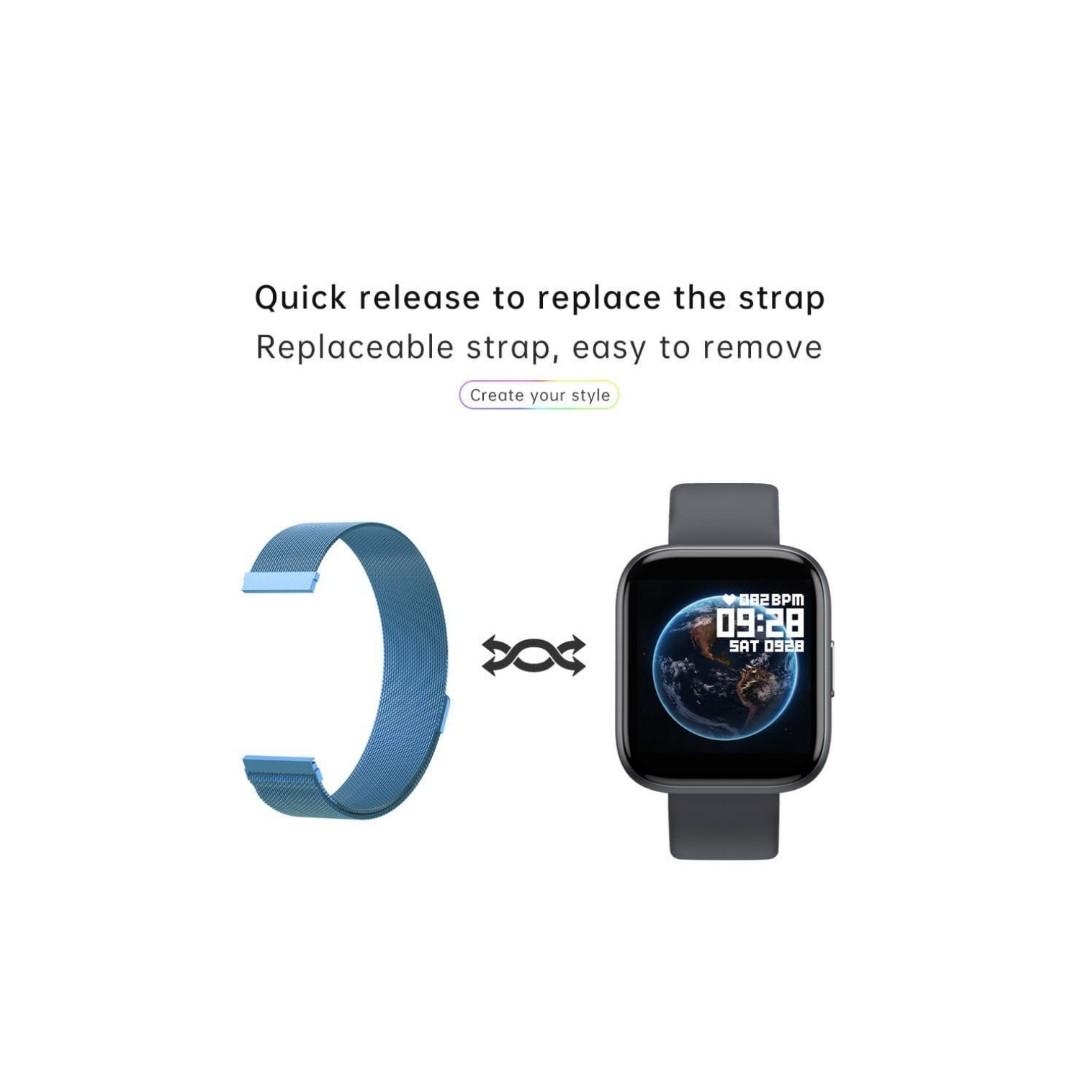 Ceas SmartWatch si Bratara Fitness 2in1 SmartVIBE™ UltraFIT, 1.55" FULL ...