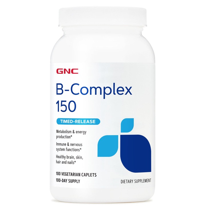 GNC B-Complex Big 150™, Complex Vitamina B, 100 tb - eMAG.ro