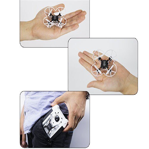 Mini Drona Star Pocket Quadcopter 124, Albastru - eMAG.ro
