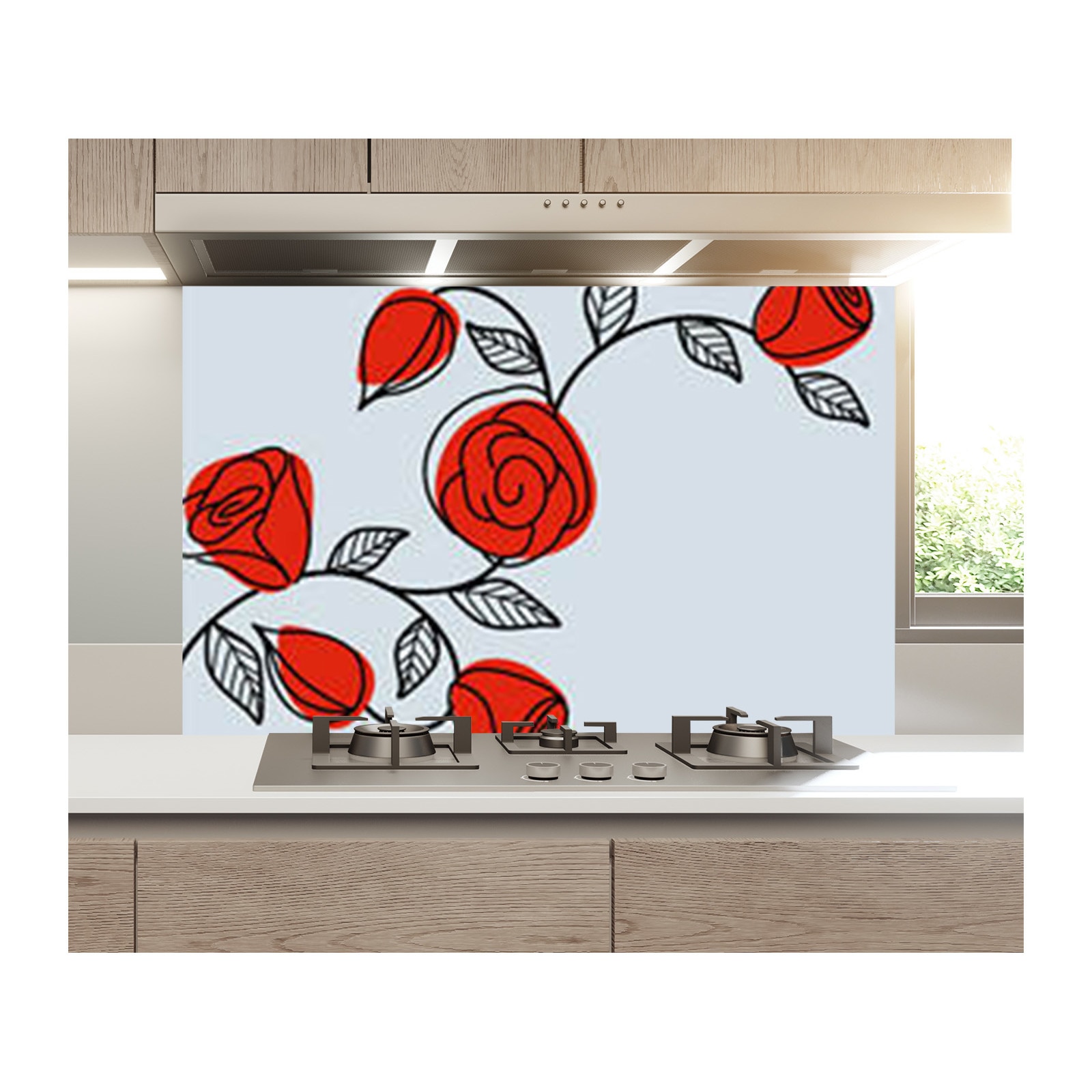 Panou bucatarie, protectie plita, aragaz, antistropire, print UV model ...