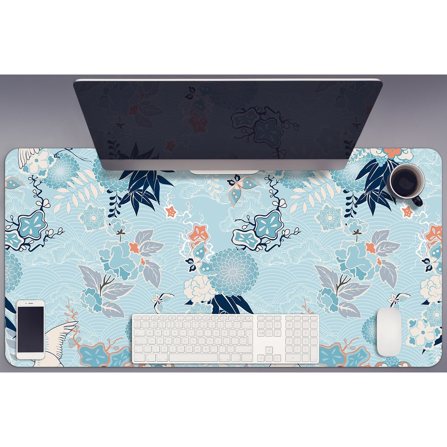 Egérpad Gaming XXL, gém, Kék, 100cm x 50cm - eMAG.hu