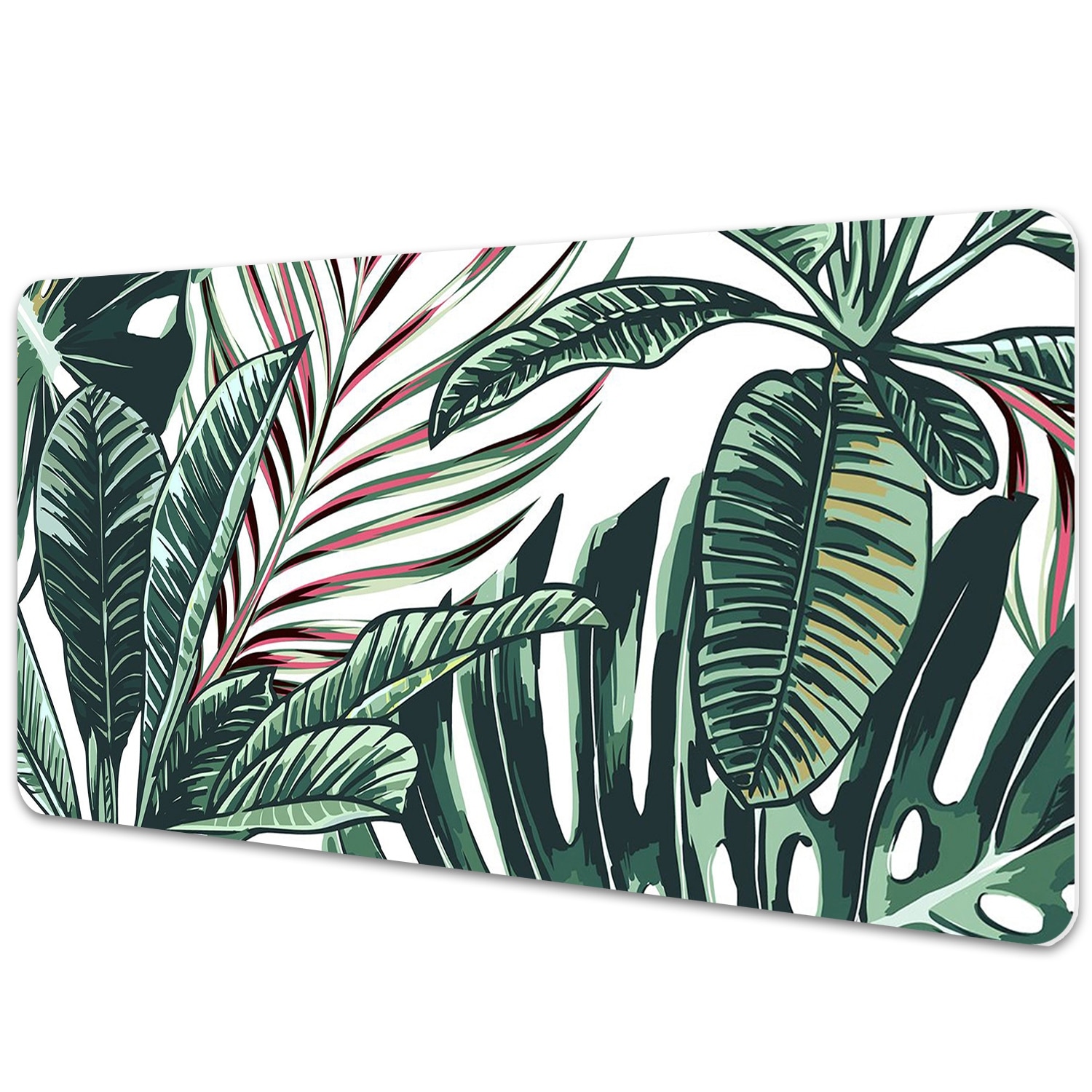 Mapa birou, protectie pentru birou, Palmier Tropical, Verde, 90 cm x 45 ...