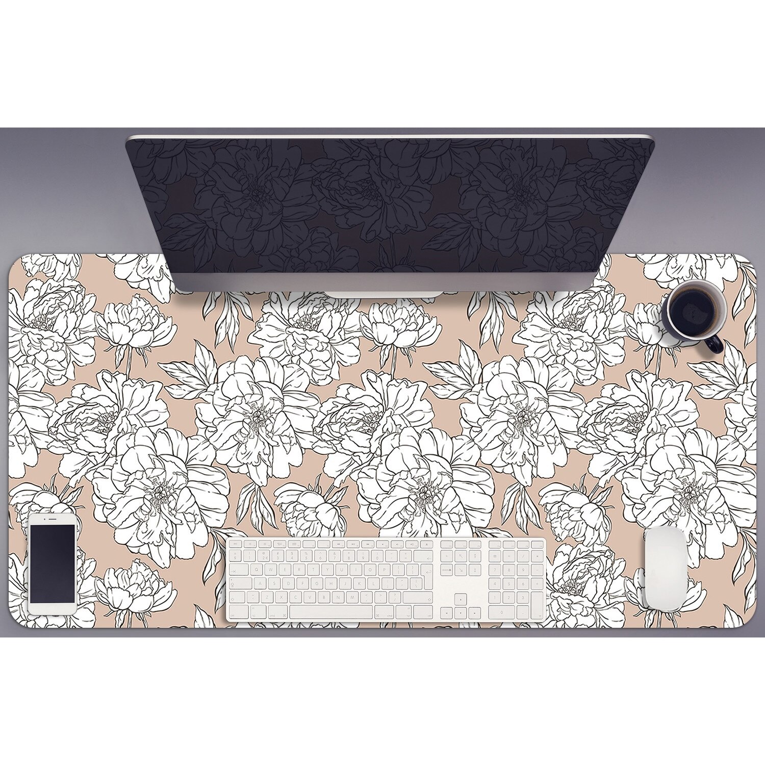 Mapa birou. din PVC. pentru protectie birou. Contur Flori Artistice ...