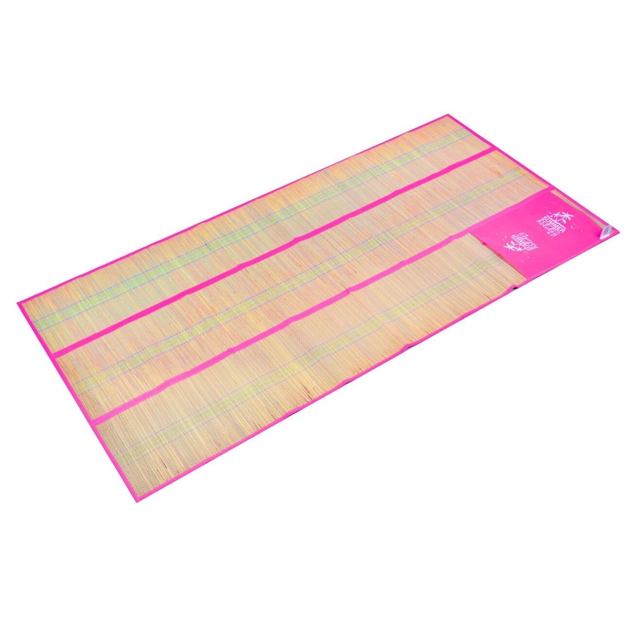 Rogojina pliabila pentru plaja, 180x90 cm, Smartic®, roz - eMAG.ro