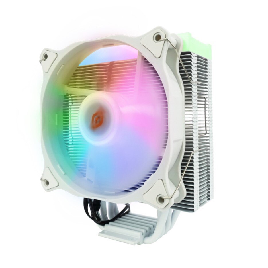 Cooler CPU, Noua, Numb White ARGB, TDP 120W, Intel/AMD - eMAG.ro