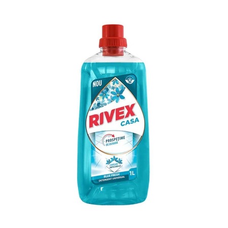 Solutie Curatare Suprafete Rivex Casa, 1 L, Blue Fresh - eMAG.ro