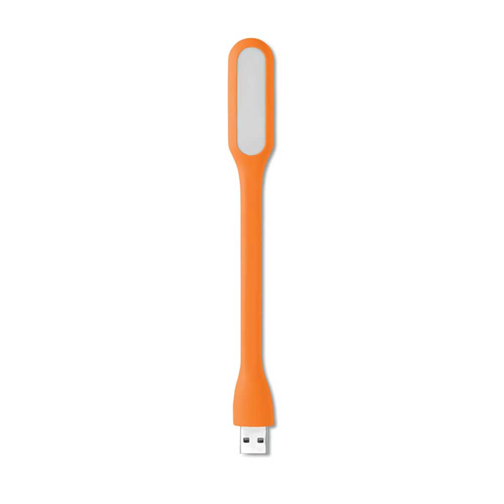 USB гъвкава лампа с LED осветление за клавиатура, оранжева - eMAG.bg