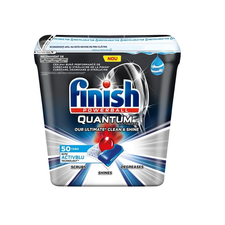 Detergent Capsule Automat Pentru Masina De Spalat Vase, Finish, Quantum ...