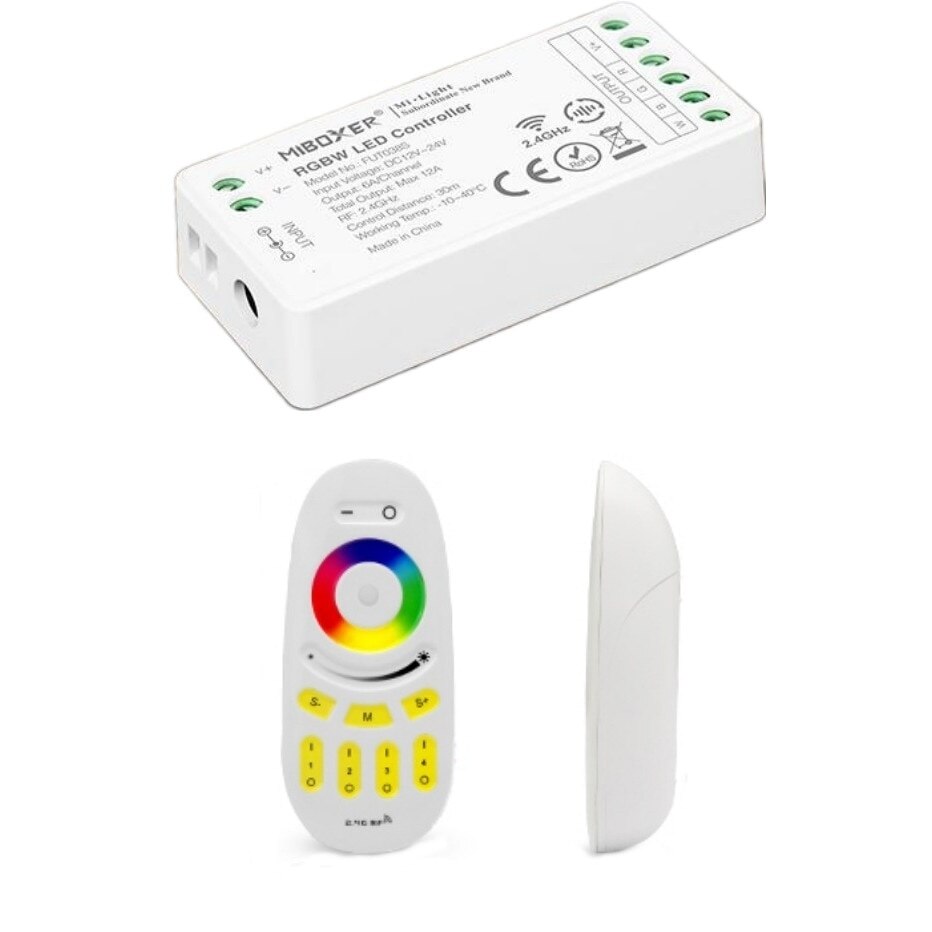 Set Telecomanda Mi-Light 2.4ghz 4-zone touch RGB - eMAG.ro