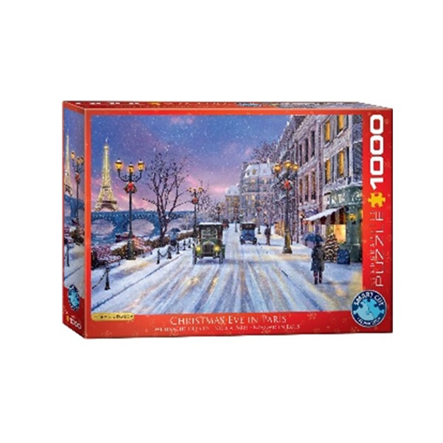 Пъзел Eurographics - Dominic Davison, Christmas Eve in Paris, 1000 ...