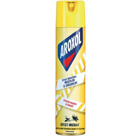 Инсектициден спрей против мухи и комари, Aroxol, 500 ml - eMAG.bg